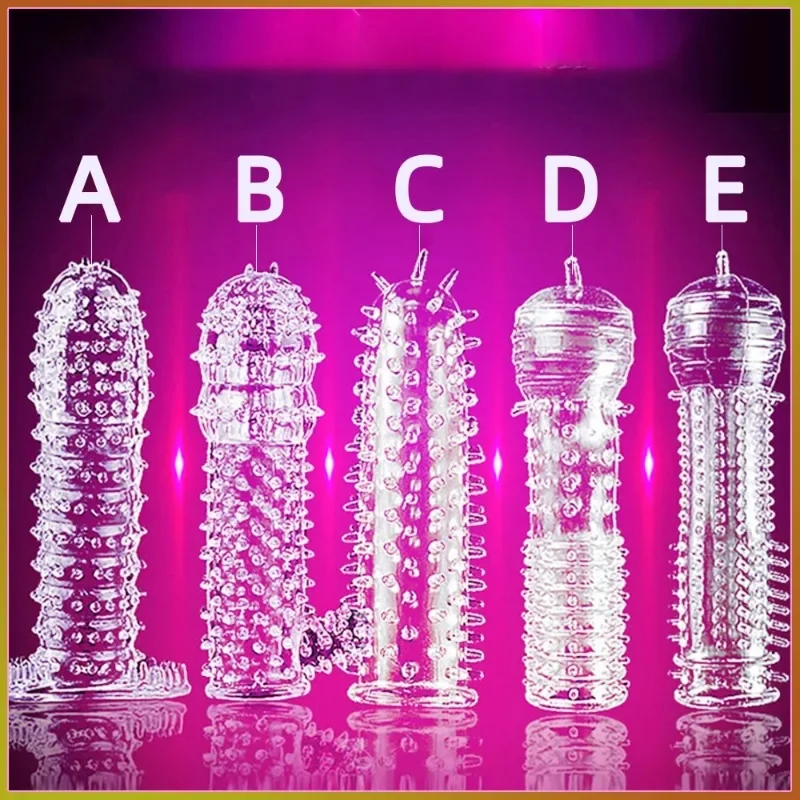 Многоразовые презервативы, силиконовые, 5 типов, подтяжки с кристаллами ...