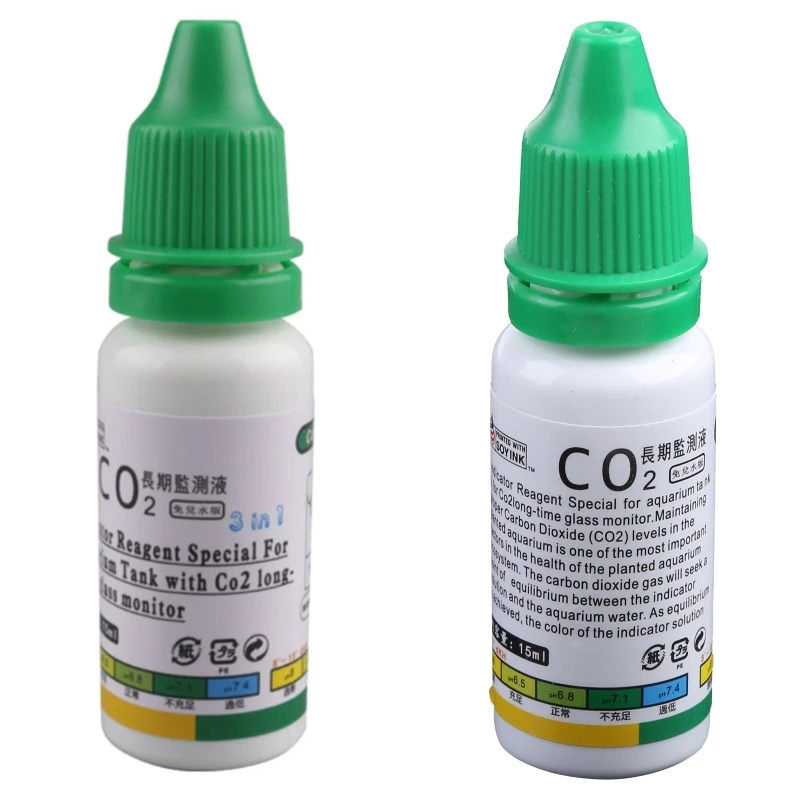 Индикатор CO2 для аквариума, 15 мл | AliExpress