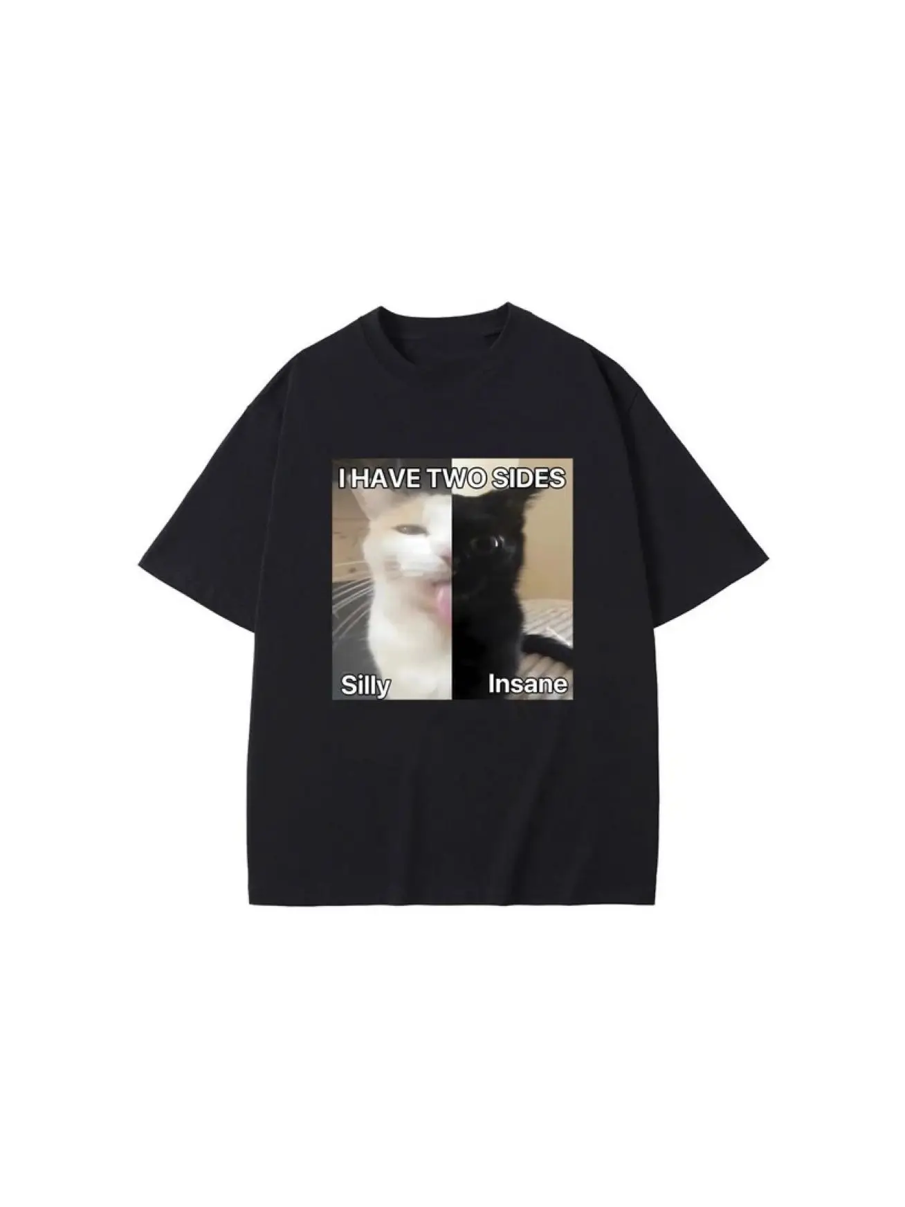 Футболка с принтом кошка хлопок | AliExpress