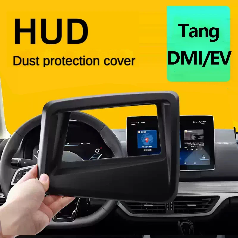 Car Dashboard Head Up Display Protective Cover HUD Dust Frame Accessories For BYD TANG DMI EV ...