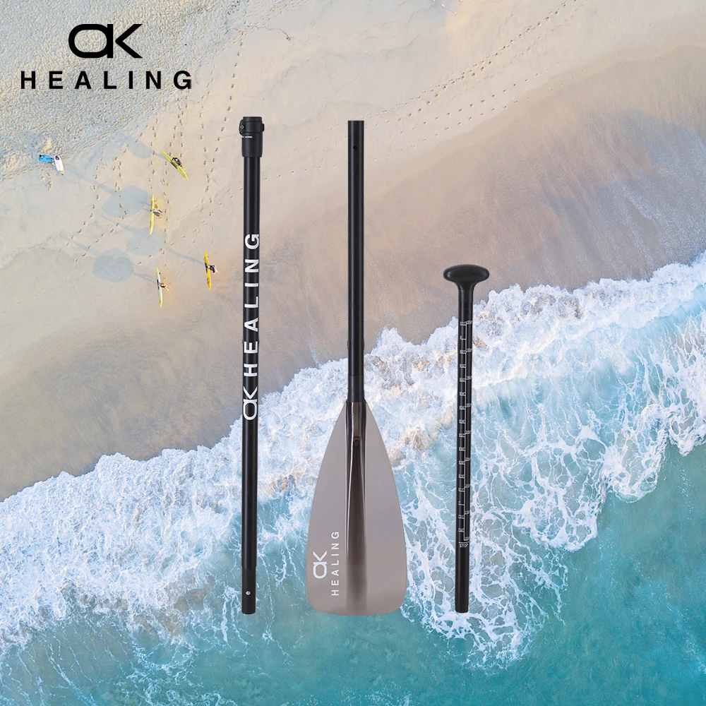 HEALING New Sup Paddle OPP Surface Full glass Fiber Transparent Paddle ...