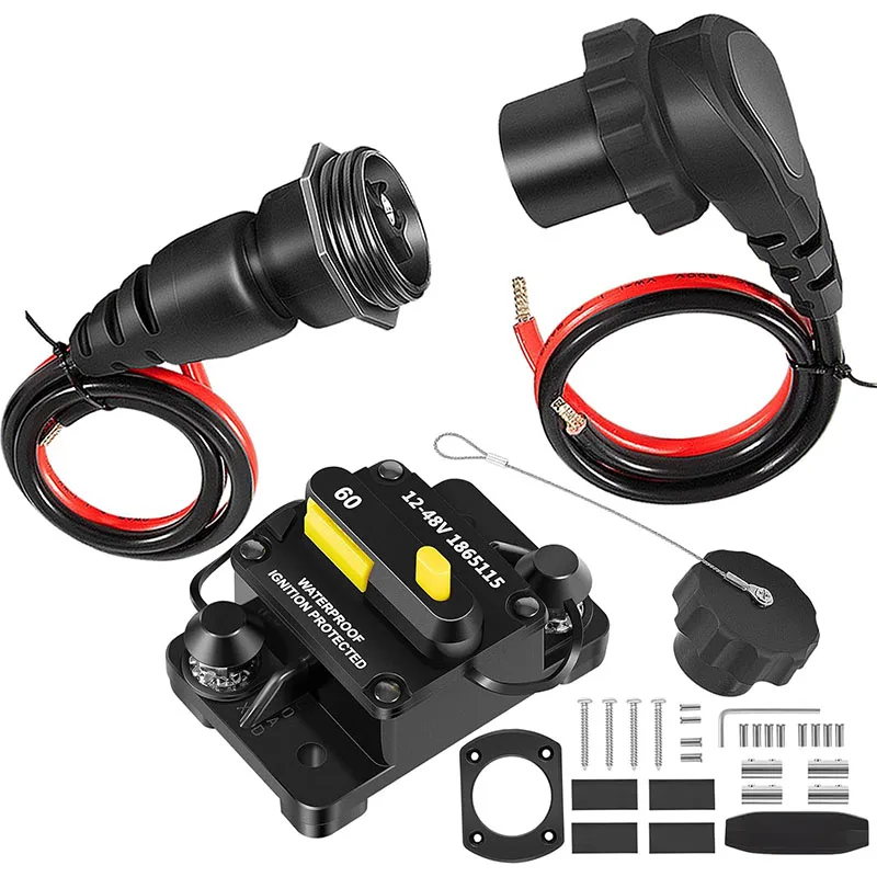 Автоматический выключатель MKR-27, 60 А, 1865115 и MKR-28, вилка и ...