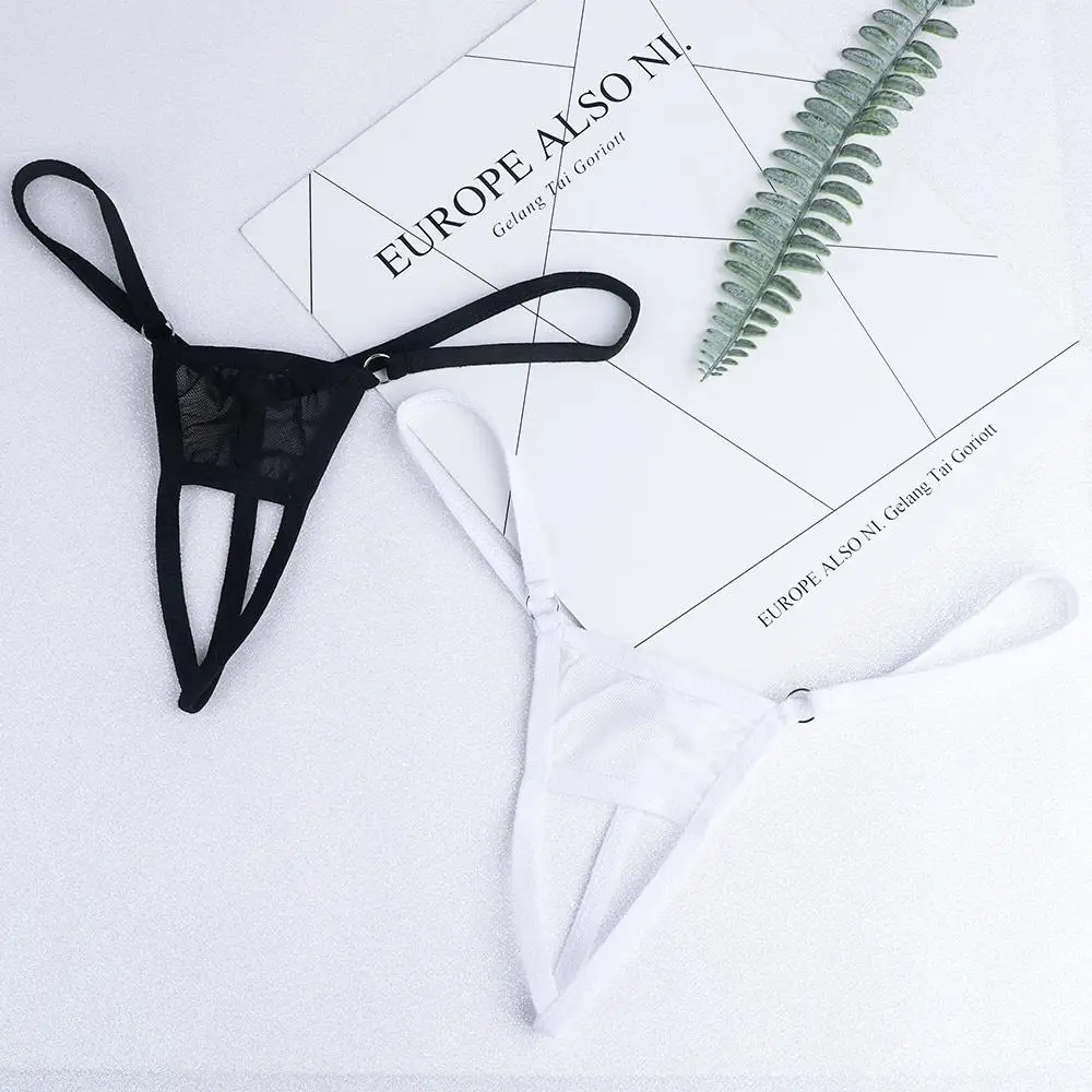 Бандажные стринги с открытой промежностью | AliExpress