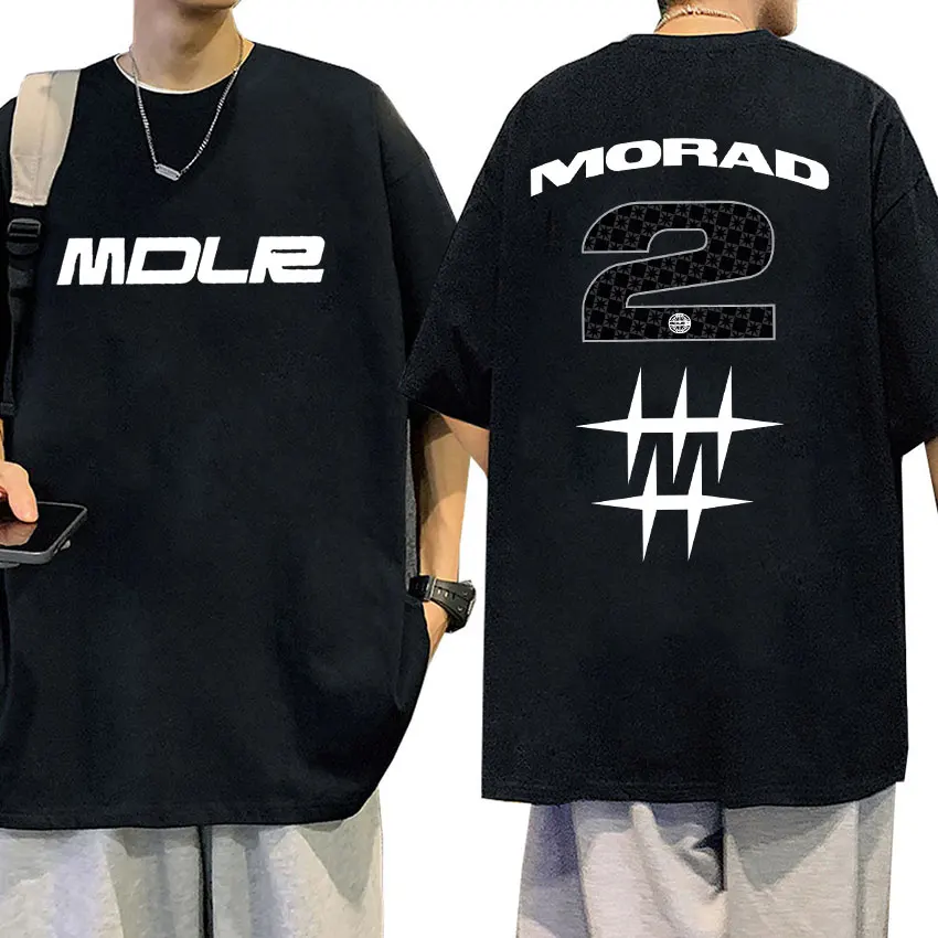 Рэпер Morad MDLR Mark 2025 Футболка с графическим рисунком Мужчины ...