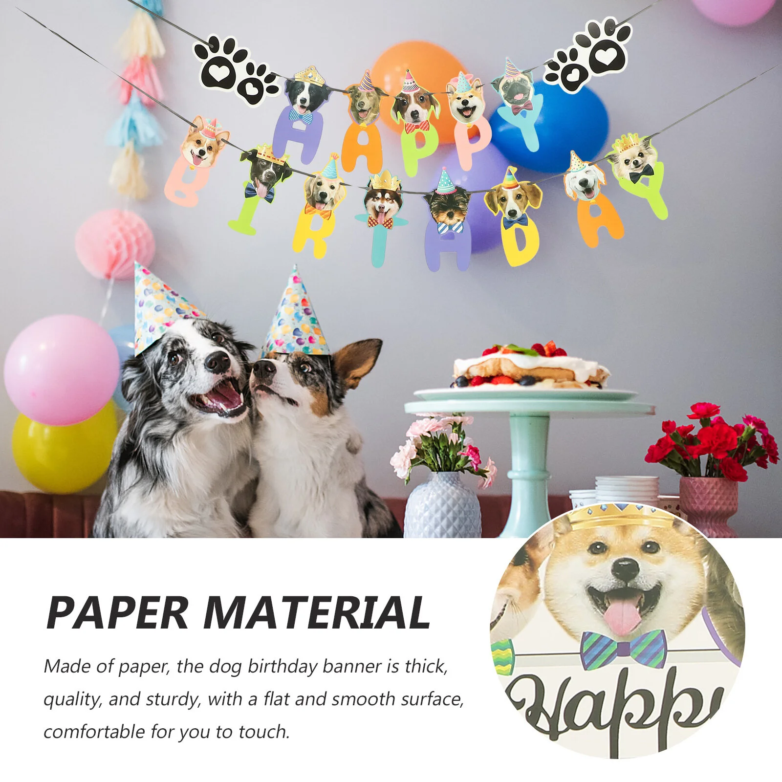Puppy Dog Theme Party Decor Happy Birthday Supplies Decorations Themed ...
