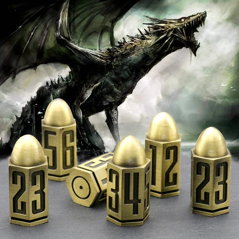 DND Solid Bullets Dice для ролевых игр D6 Bullet Dice DND RPG ...