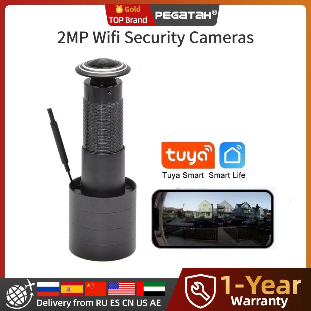 PEGATAH Tuya умный видеоглазок | AliExpress