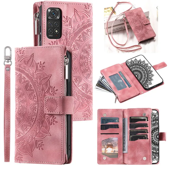 Кожаный флип-чехол для телефона с длинным ремешком для XiaoMi 15 14T ...