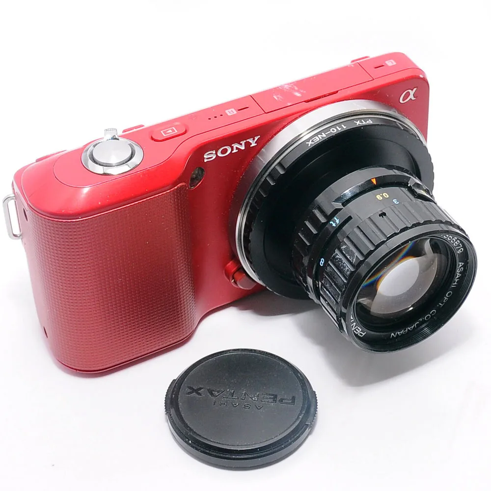 Адаптер PTX110-NEX для объектива Pentax Auto 110 с креплением Sony E ...