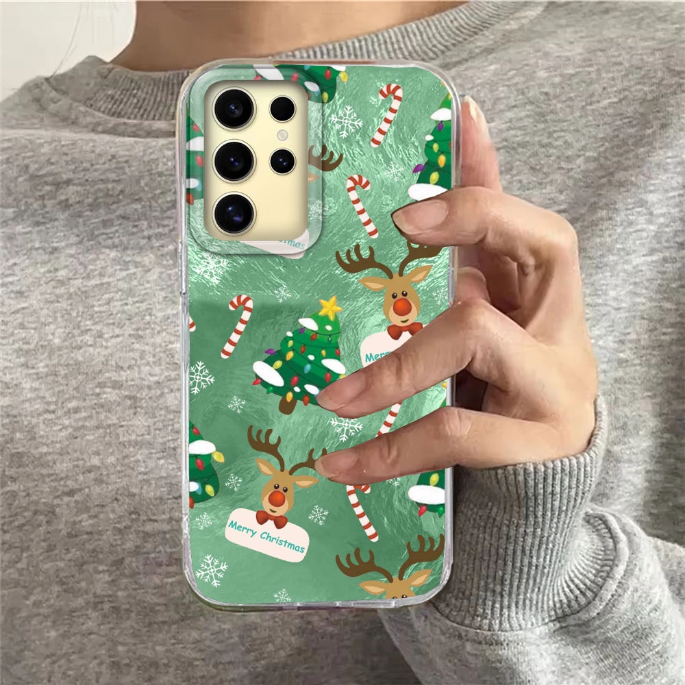 Женский чехол для телефона Merry Christmas Elk Tree Girls для Samsung ...