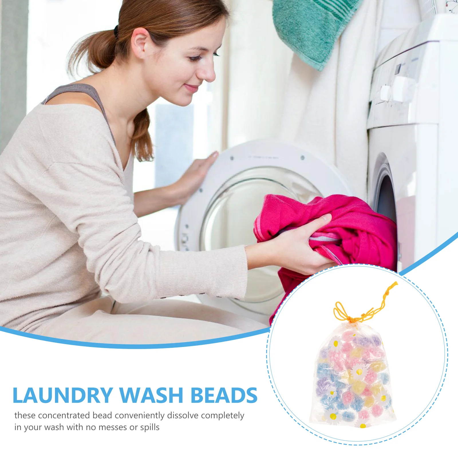 Clothes Washing Detergent Beads Fragrance Condensate Bulk Deodorant ...