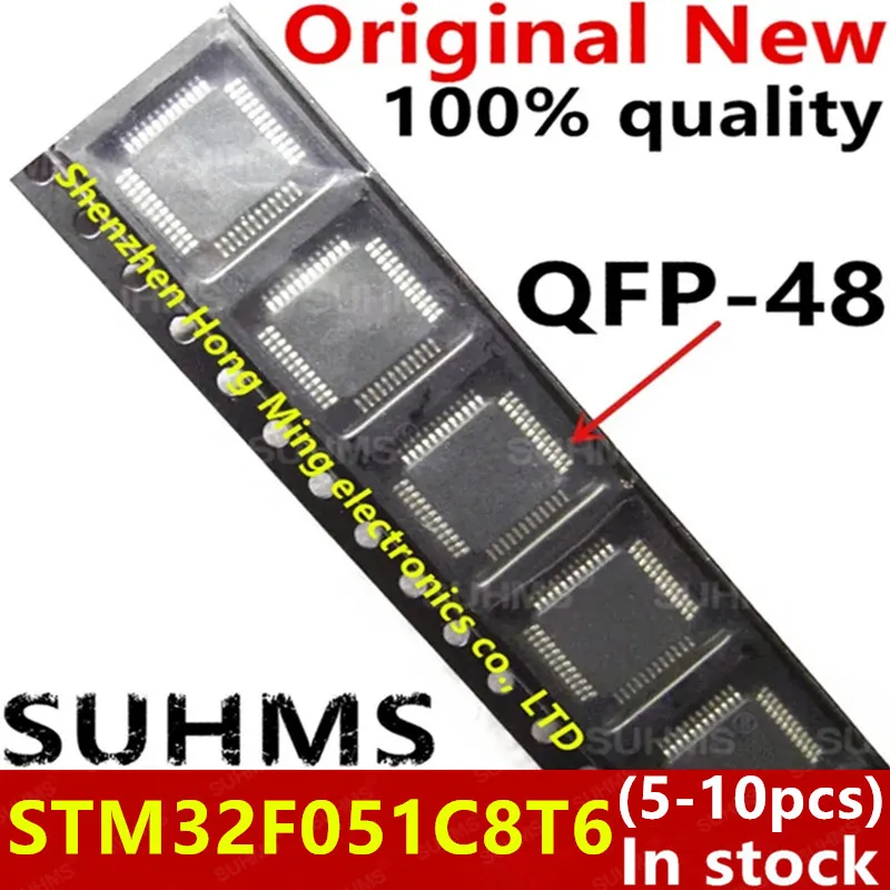 Микросхема STM32F051C8T6 STM32F 051C8T6 QFP-48 | AliExpress