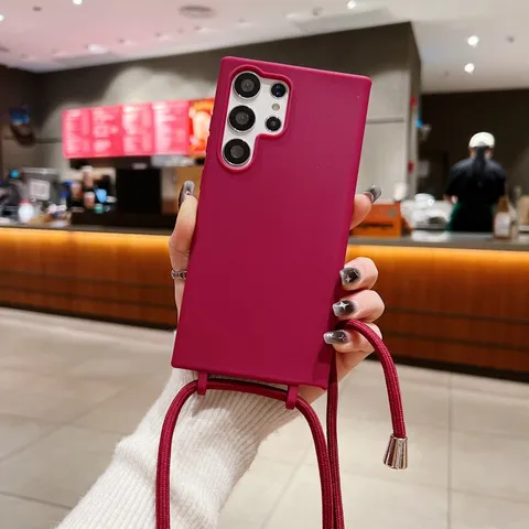 Чехол samsung s23 plus с ремнем - купить недорого | AliExpress