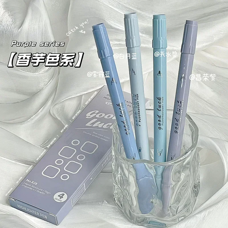 Флуоресцентные маркеры для рисования, 4 шт | AliExpress