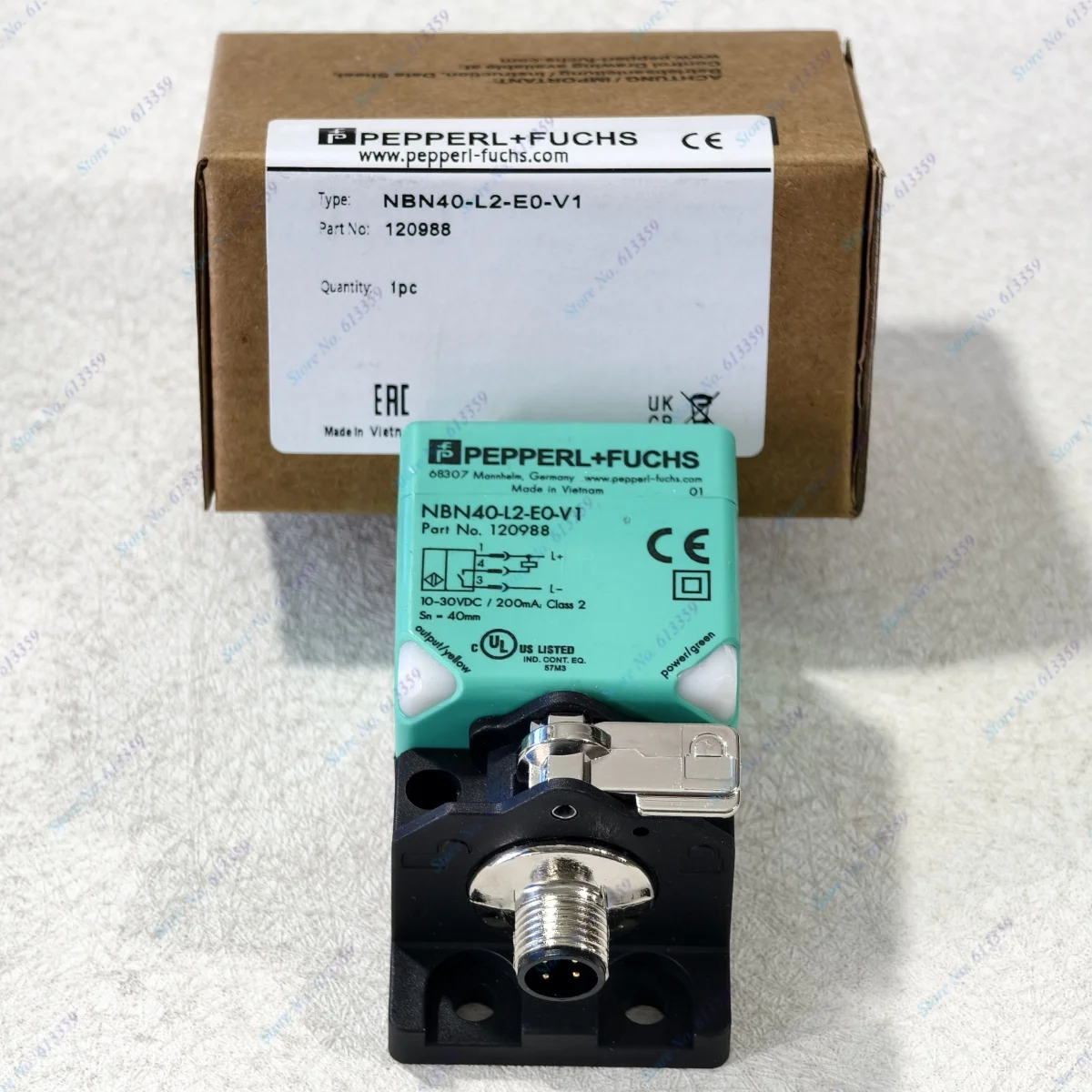 Датчик приближения Pepperl+Fuchs NBN40-L2-E0-V1 / NBN40-L2-E2-V1 ...