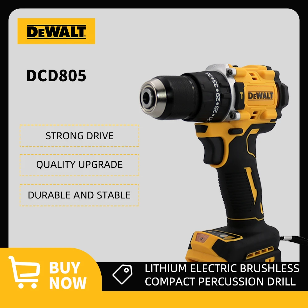 Литиевая батарея DEWALT DCD80518v со сверхвысоким крутящим моментом бесщеточная компактная ...