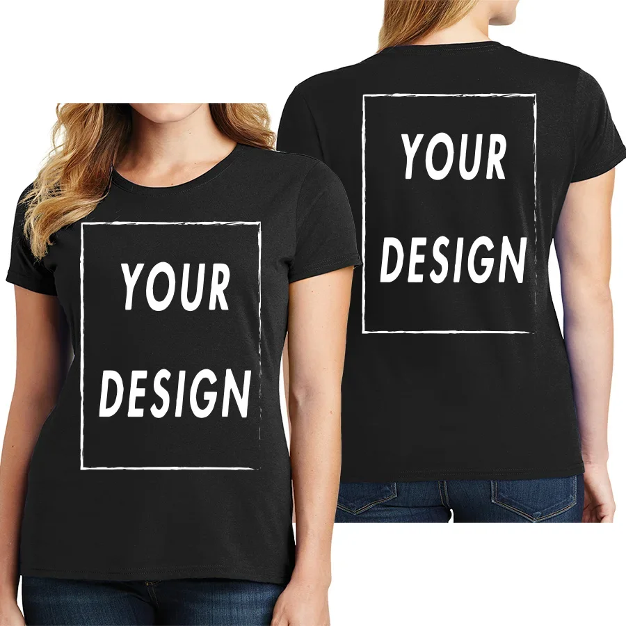 Женская футболка из хлопка и спандекса, custom design | AliExpress