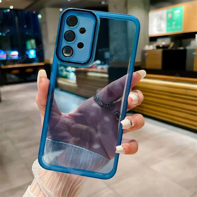 Для Samsung Galaxy A73 A53 A33 A23 A52s A72 A52 4G 5G A32 Прозрачный ...