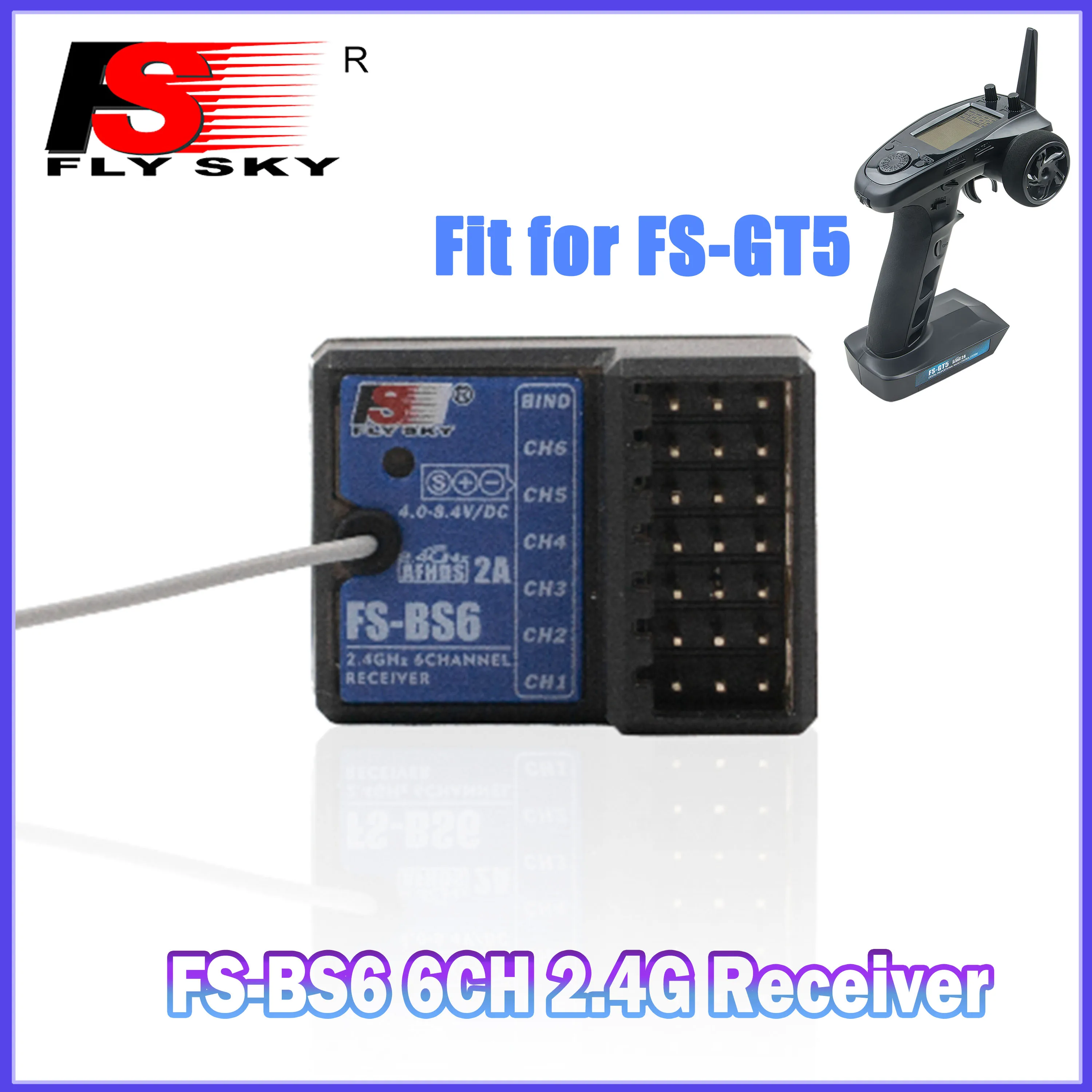 Flysky Fs-bs6 6-канальный 2,4g Шим-радиосистема-приемник Для Телефона С ...