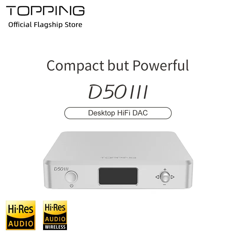 Новый продукт TOPPING D50 III Настольный ЦАП HiFi Двойной ES9039Q2M ...