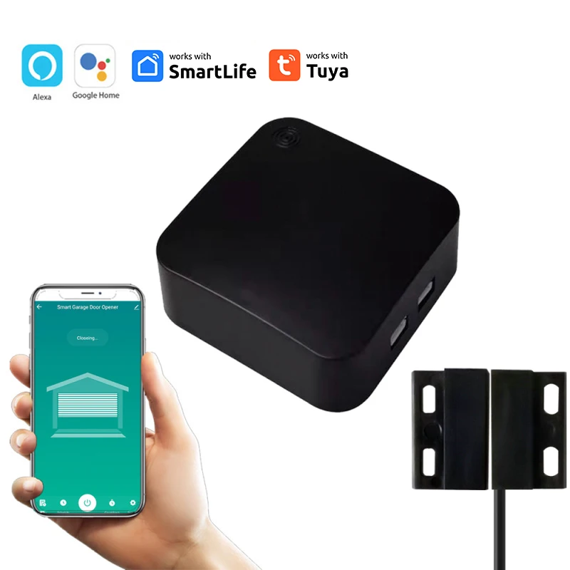 Tuya Smart Garage Door Opener Controller WiFi Smart Life App Wireless ...