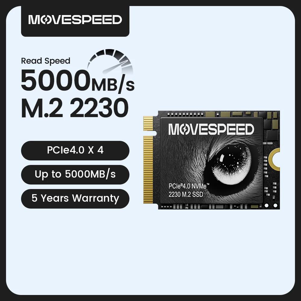 Твердотельный накопитель MOVESPEED MS30 M.2 2230 SSD 2 ТБ 1 ТБ PCIe 4.0 ...