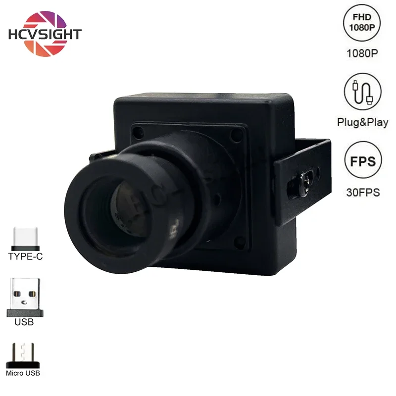 2MP 16mm объектив Мини-размер USB 2.0 Веб-камера UVC OTG Type-C Android ...