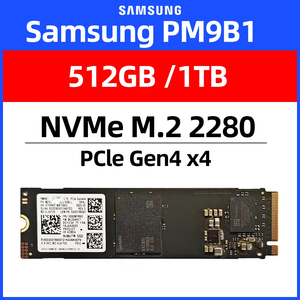 Samsung PM9B1 1 ТБ M.2 NVMe SSD | AliExpress