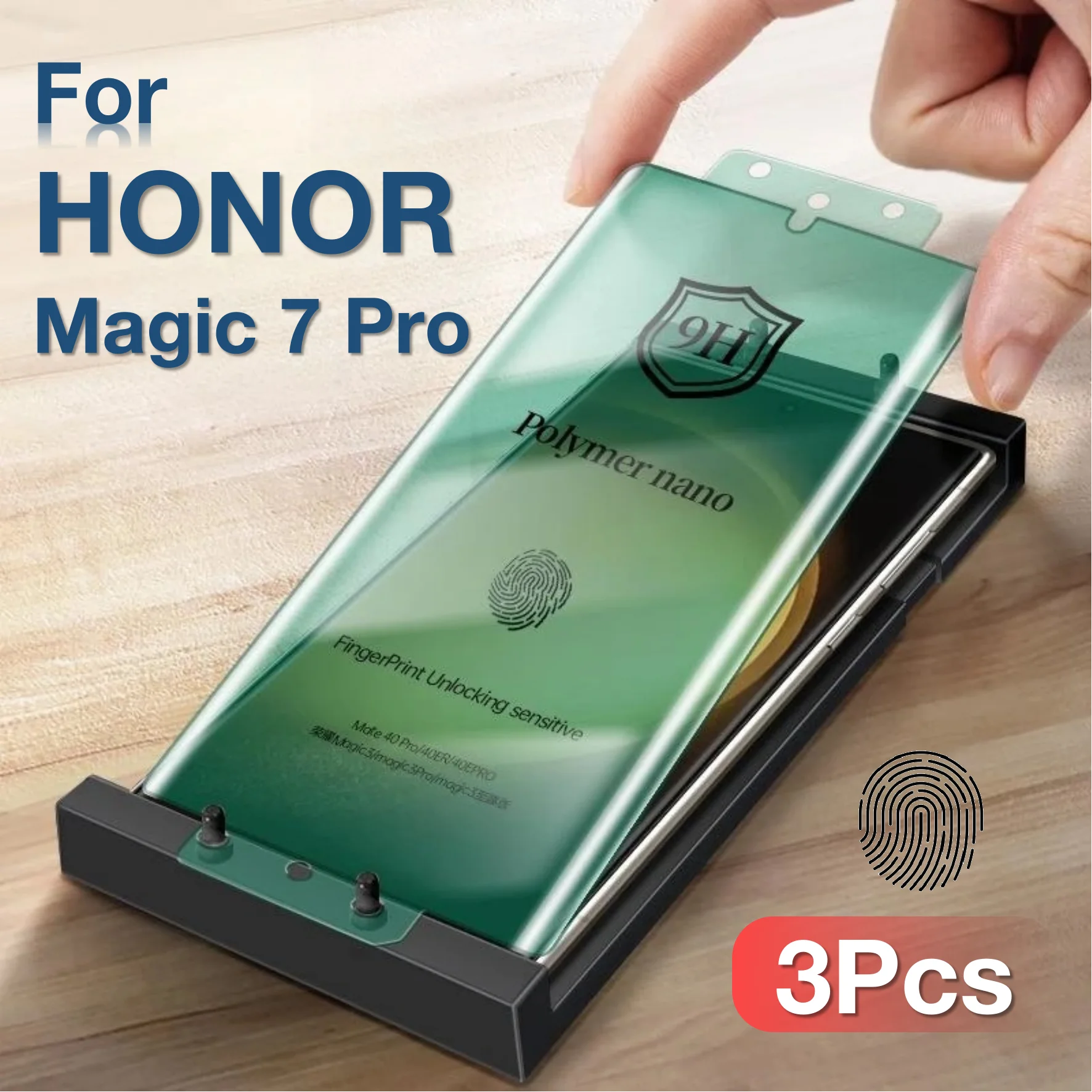 3 шт. для HONOR Magic7 Magic6 Magic5 Magic4 Magic3 Magic2 Magic 7 6 5 4 3 2 Pro Защитная пленка ...