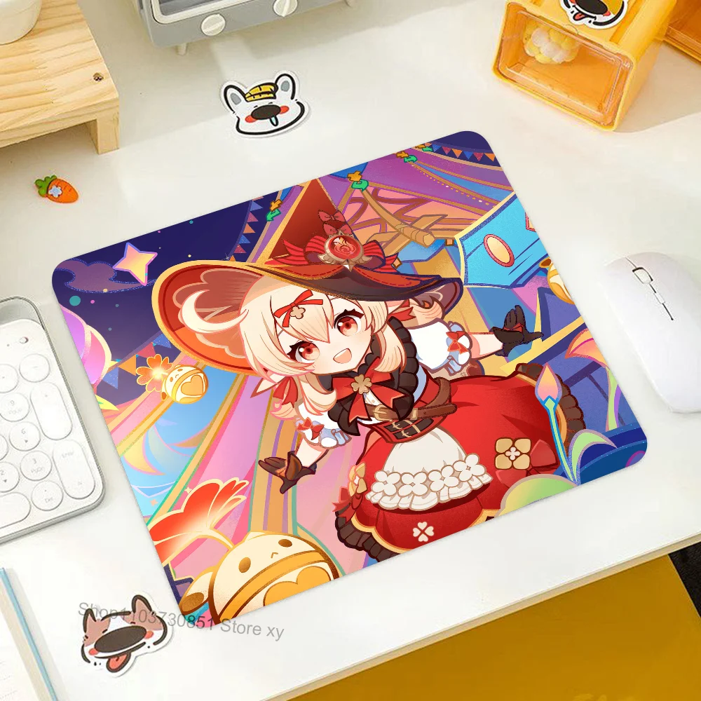 Klee Genshin Impact Mousepad RGB Small Size Gaming Mouse Pad With LED ...