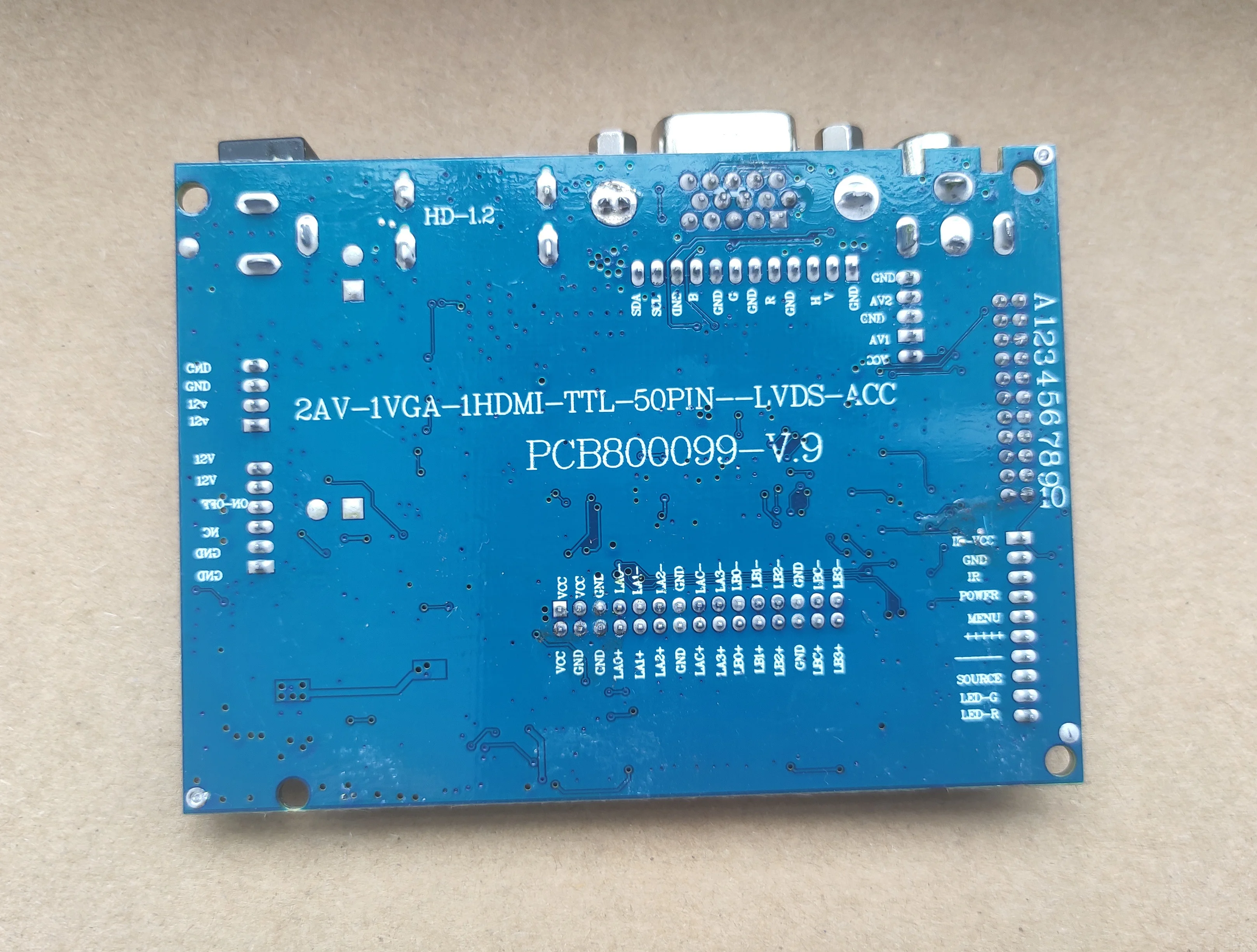 Плата драйвера AT070TN90 TN92 TN94 TN64 AT065TN14, ЖК-дисплей, задняя ...