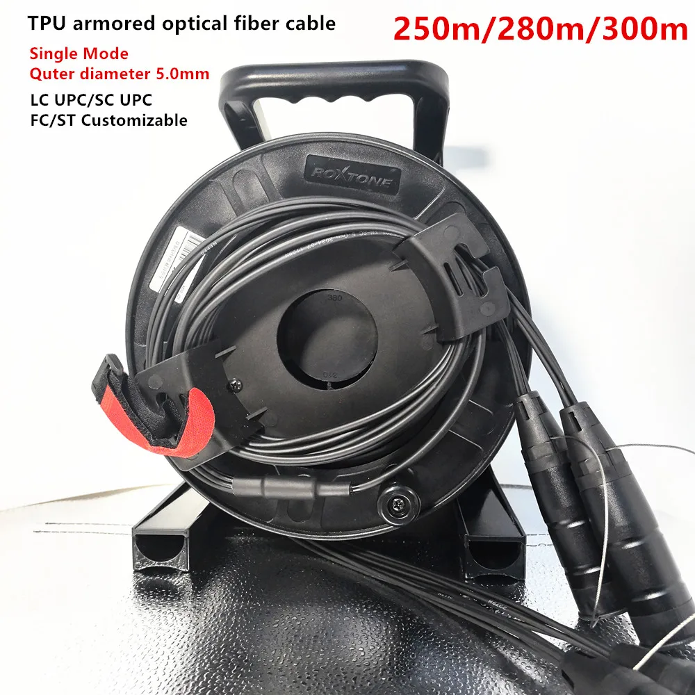 ЗSHZTL Одномодовый бронированный оптоволоконный кабель 12C, TPU, LC UPC ...
