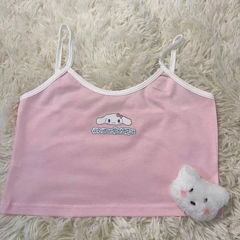Женская футболка Hello Kitty, летняя майка, сексуальная майка, футболка ...