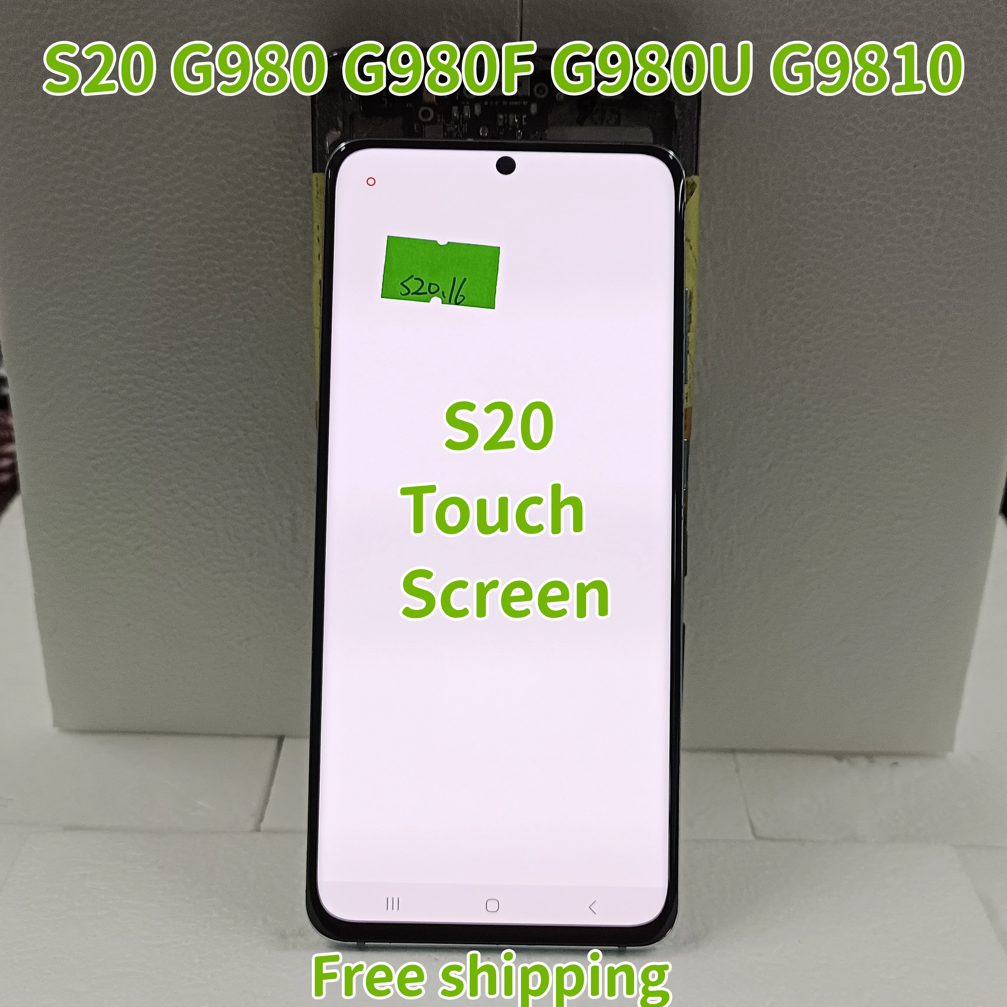 С рамкой Super AMOLED для Samsung Galaxy S20 G980 G980F/DS ЖК-дисплей ...