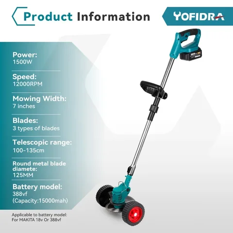 Makita electric lawn mower store