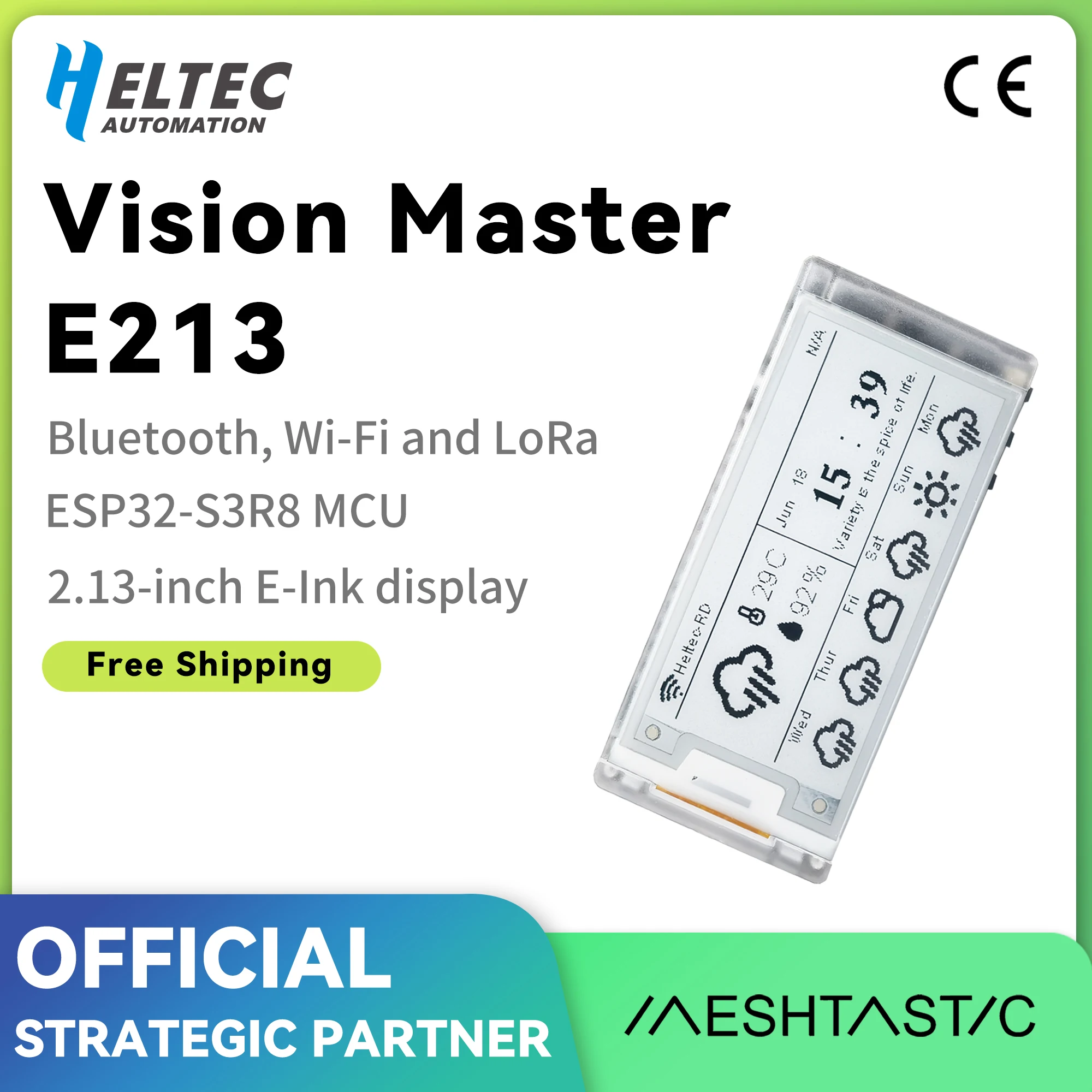 Heltec Vision Master E213 монитор для электронной бумаги | AliExpress