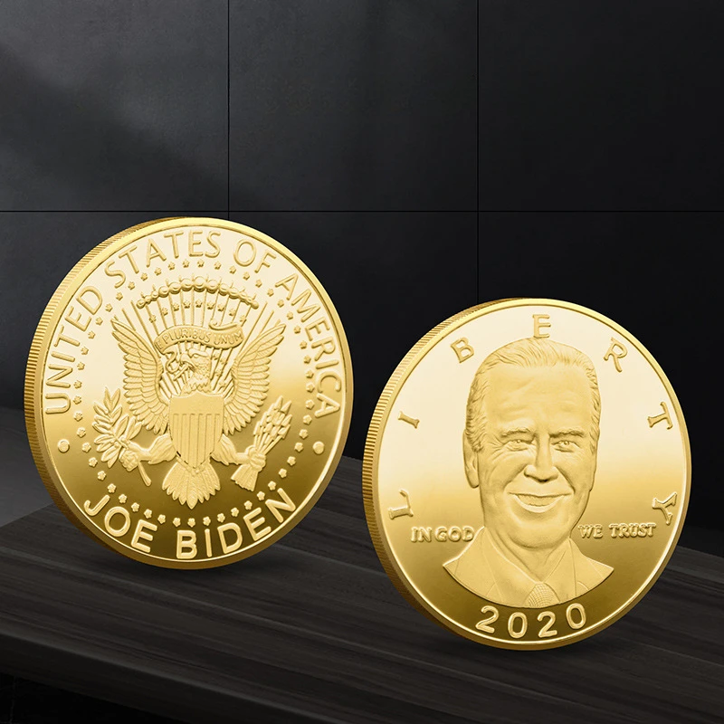 2020 President of United States Joe Biden Souvenir Coin Gold Silver ...
