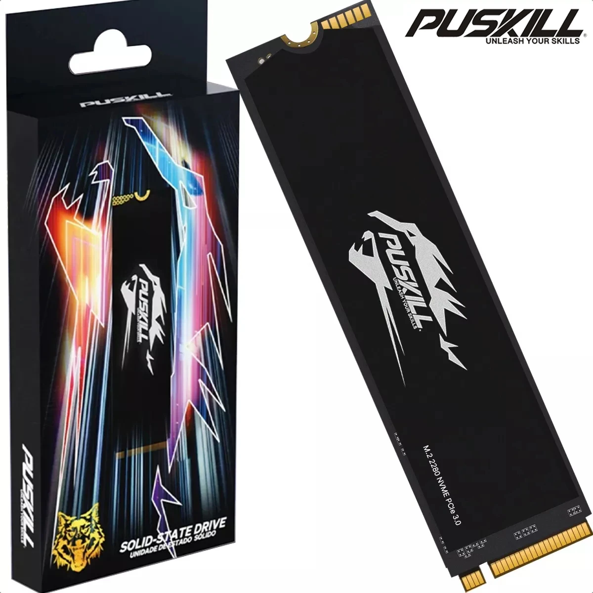 Жесткий диск PUSKILL M.2 NVME SSD 512 ГБ 1 ТБ 2 ТБ 128G 256G PCIe SSD ...