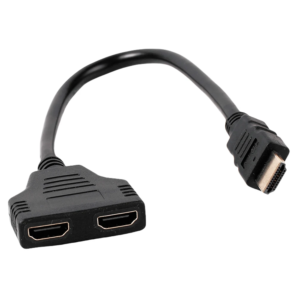 1 штекер на 2 HDMI-совместимый адаптер 1,4 гнездо HDMI-совместимый ...