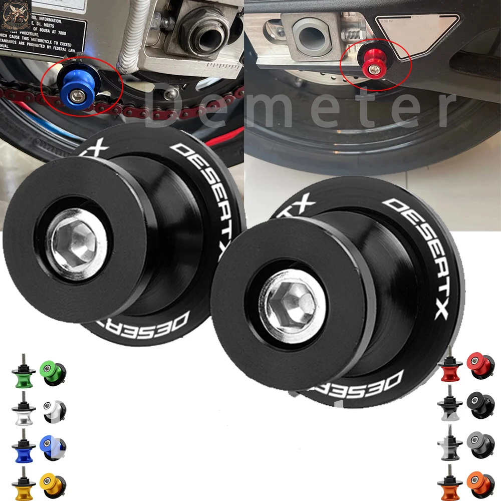 For Ducati DesertX Desert X Motorcycle Swingarm Spools Sliders Stand ...
