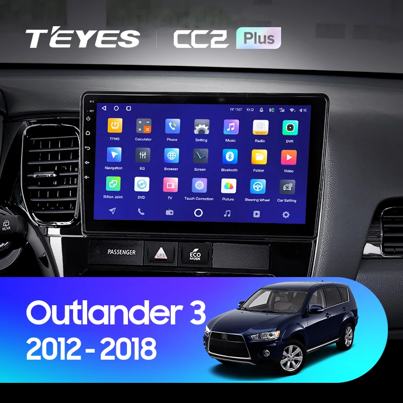 TEYES Тиайс CC2L и CC2 Plus Штатная магнитола For Мицубиси Аутлендер 3 ...