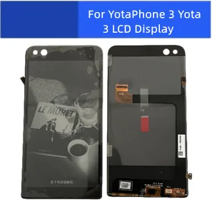 5,5-дюймовый задний ЖК-дисплей для YotaPhone 3 Yota 3, ЖК-дисплей с дигитайзером + сенсорный ...