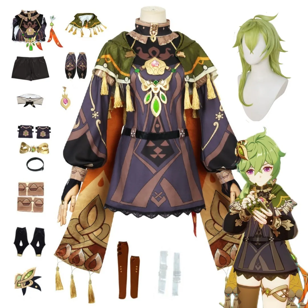 Collei Cosplay Genshin Impact Anime Costume Sumeru Dendro Avidya Forest ...