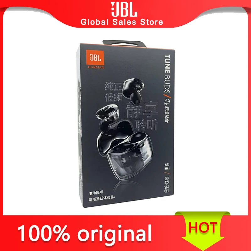 JBL TUNE BUDS Glass Bean True Беспроводные Bluetooth-наушники ...