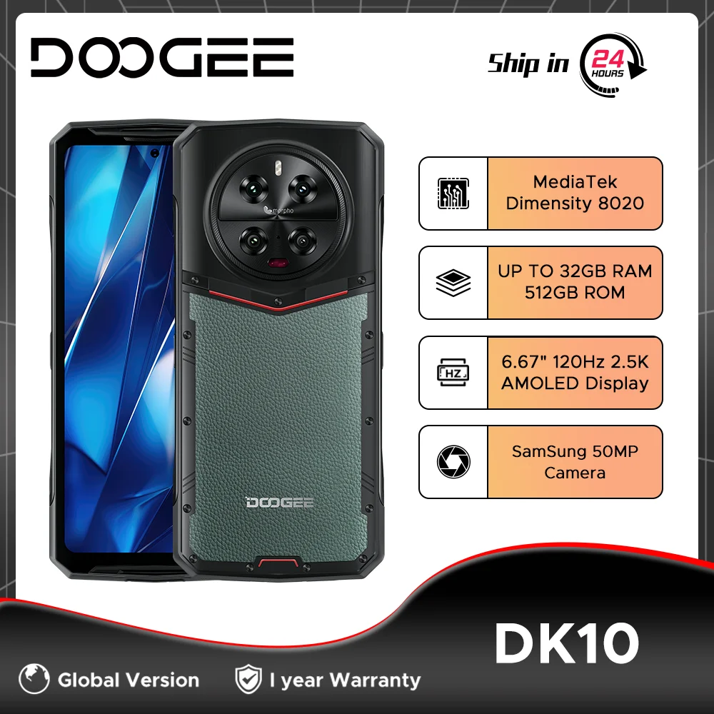 Смартфон Doogee DK10, 12/256ГБ, 12/512ГБ, global | AliExpress