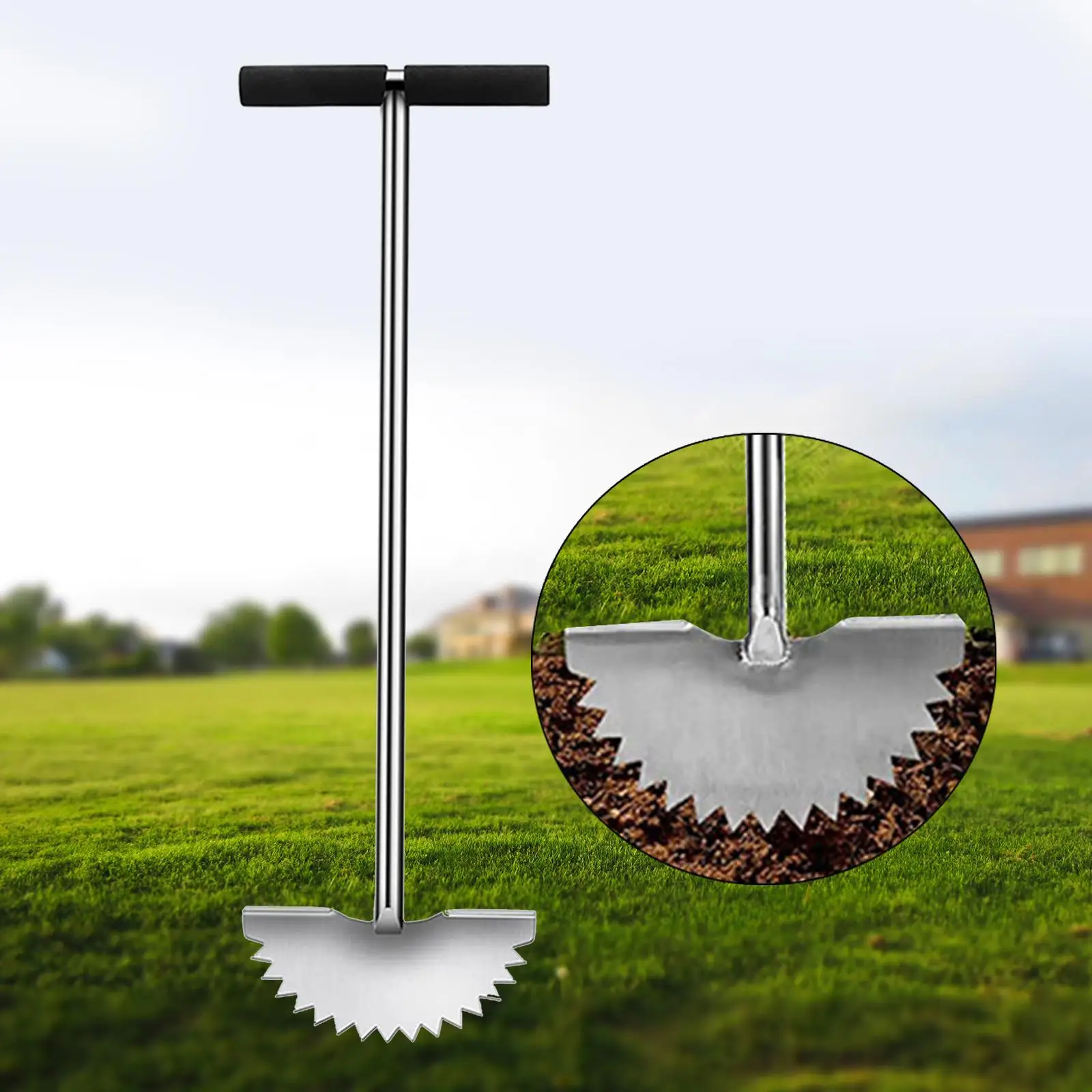 Lawn Edger Tool Half Moon Edger Lawn Step Edger Garden Lawn Edging Tool ...
