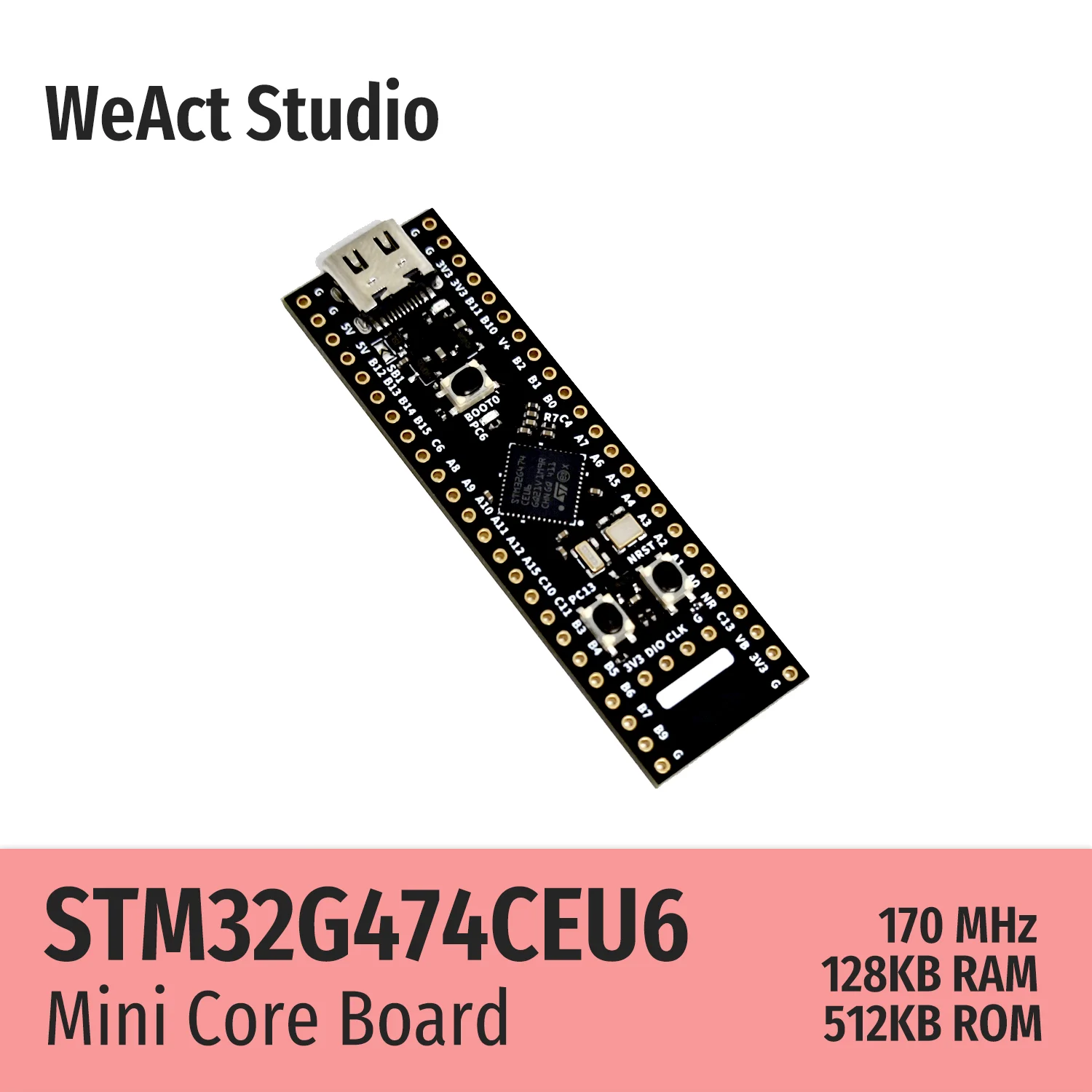 WeAct STM32G474CEU6 демонстрационная плата | AliExpress