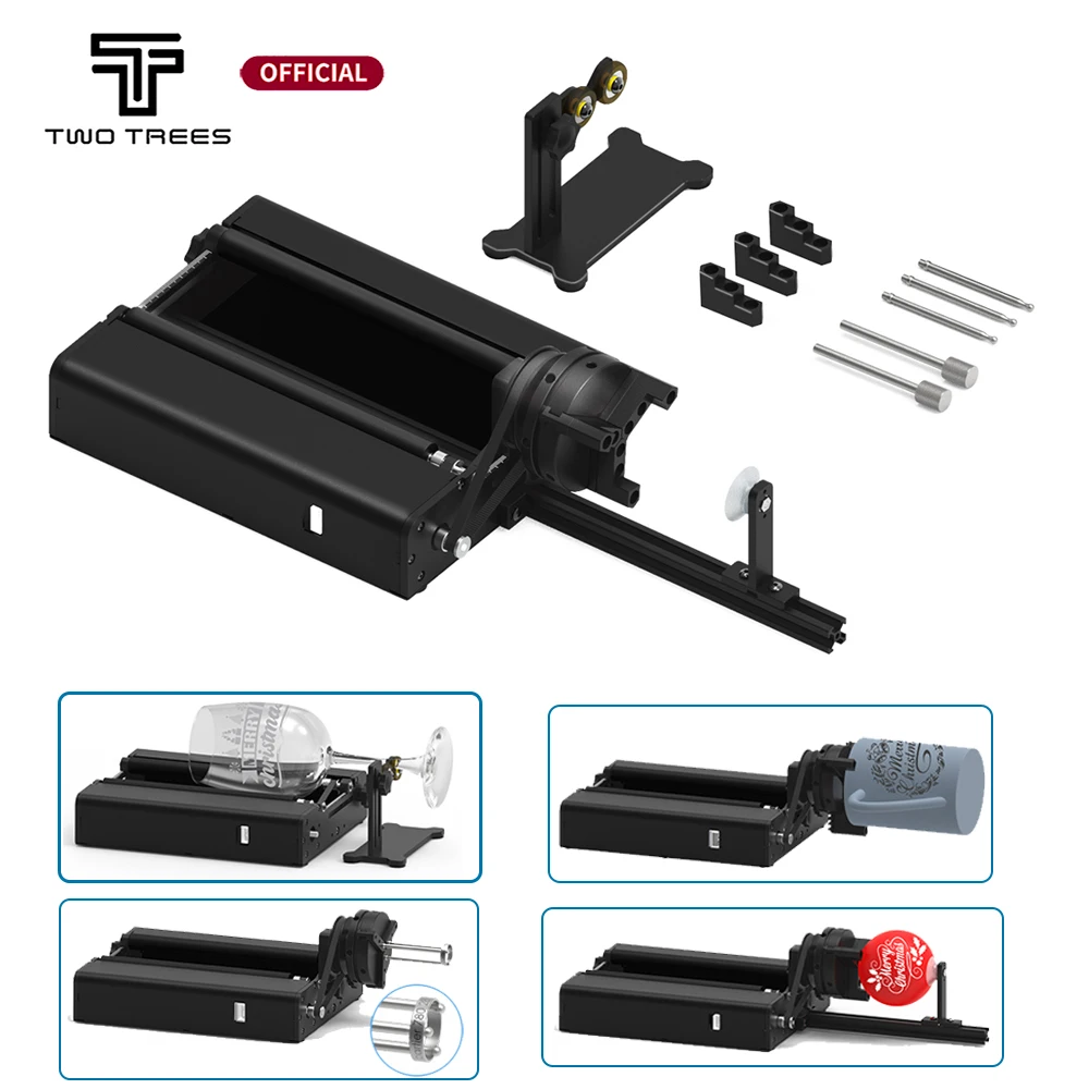 Twotrees Tr2 Pro Four In One Axis Y-Axis Rotary Roller Laser Engraver ...