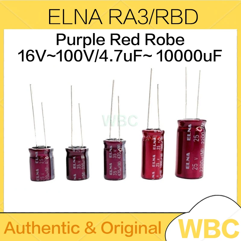 ELNA RA3/RBD конденсаторы аудио электролитические 10 шт. | AliExpress