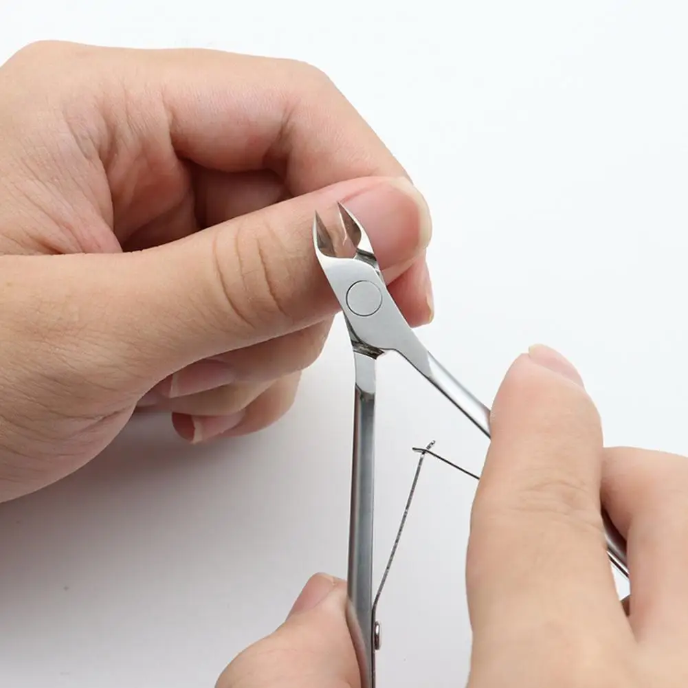 Кусачки для кутикулы из нержавеющей стали, профессиональные плоскогубцы ...
